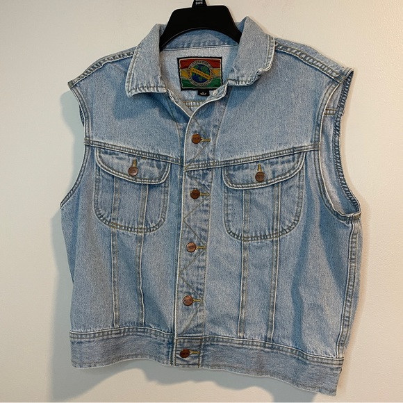 Structure | Jackets & Coats | Vintage Structure Jeanswear Denim Vest ...